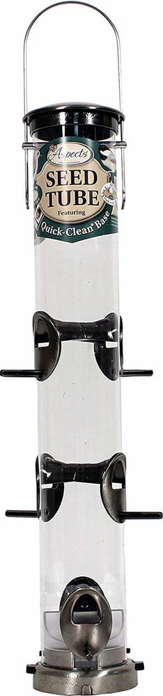 Buy Quick-Clean Nickel Seed Tube Feeder, Large Online in USA, Quick ...
