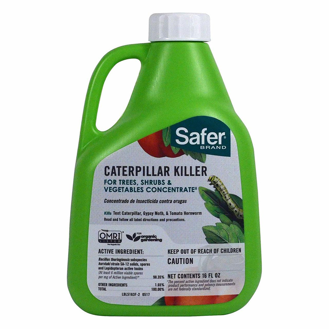 Buy Safer Caterpillar Killer Concentrate 16oz Online in USA, Safer ...