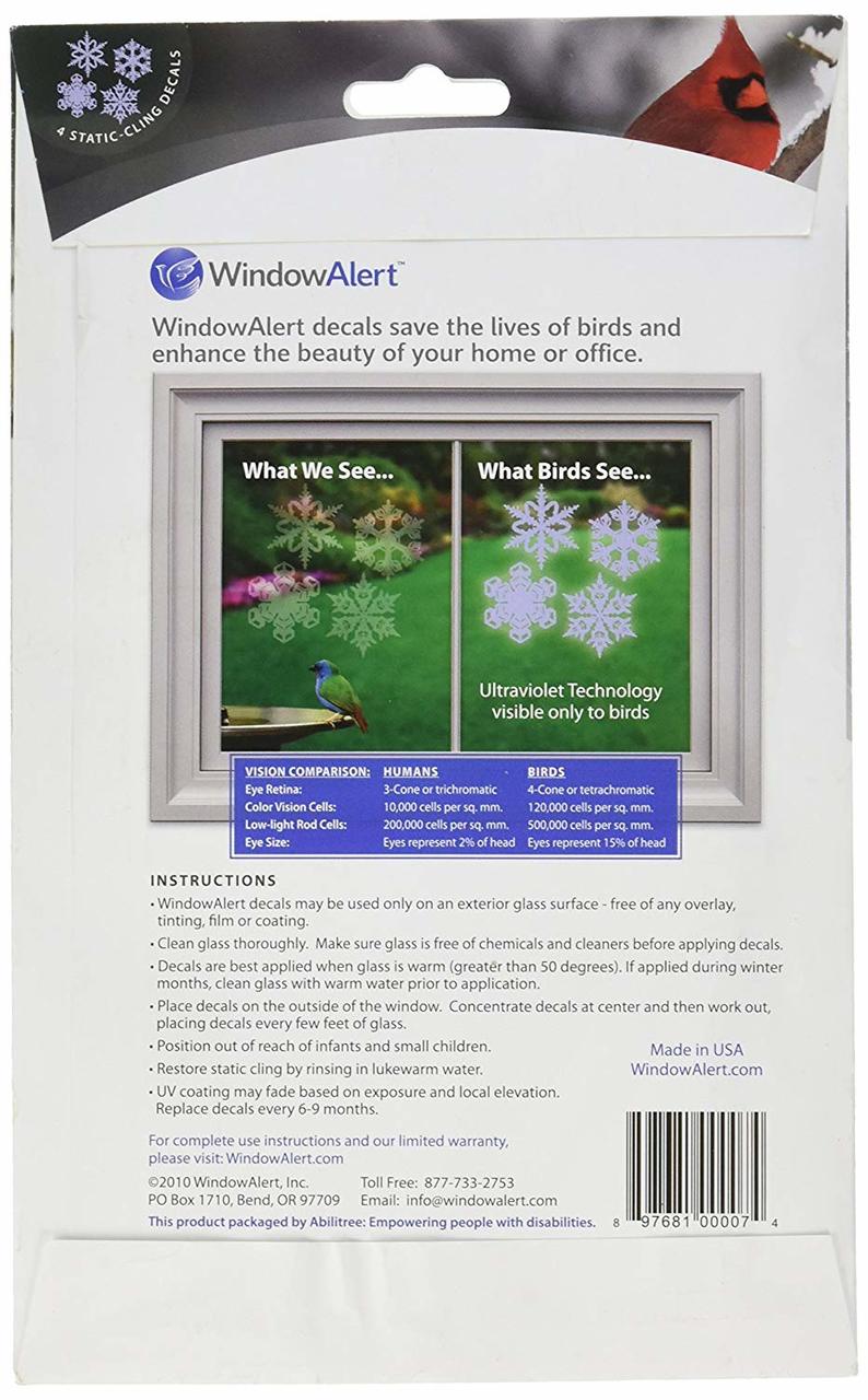 Buy Window Alert Snowflake Decals Online in USA, Window Alert Snowflake ...